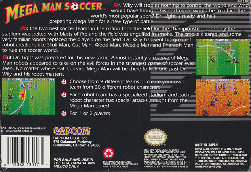 Mega Man Soccer